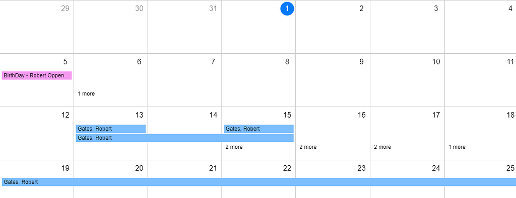 Events label not properly Working on month calendar - Event calendars & schedulers - Mobiscroll